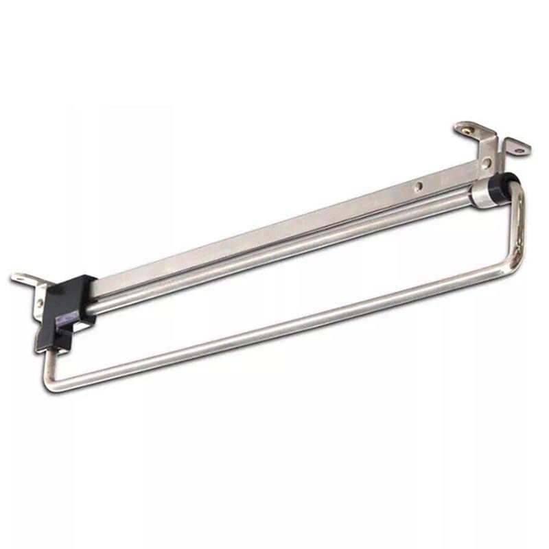Heavy Duty Retractable Closet Pull Out Rod Wardrobe Clothes Hanger Rail Towel, Retractable Wardrobe Closet Hanger Towel Rail/Extending Rail, Closet Rod (12 Inch)