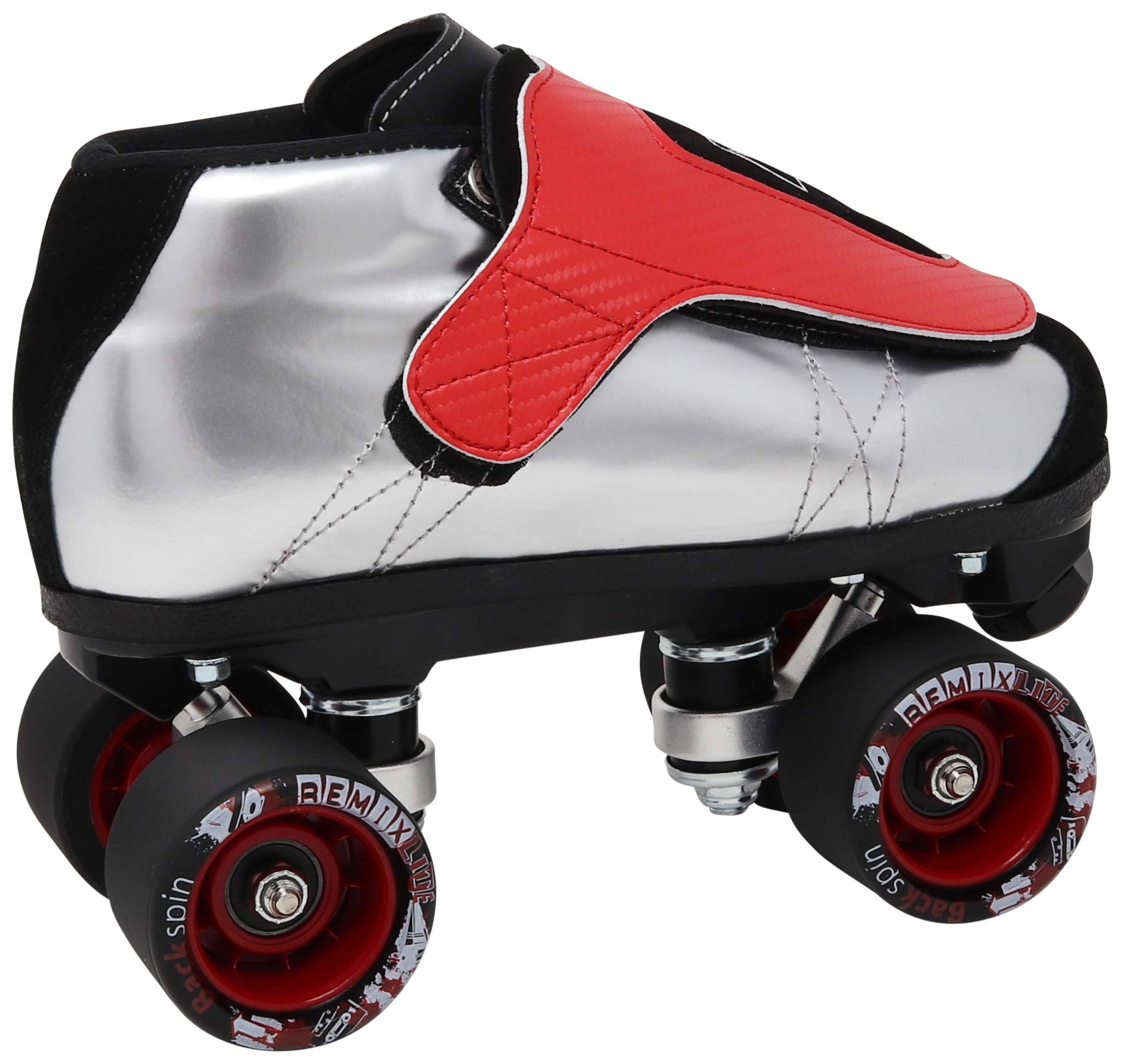 VNLA Junior SLVR Jam Skates for Men and Women - Indoor Unisex Quad Roller Skates, Men 6 / Women 8