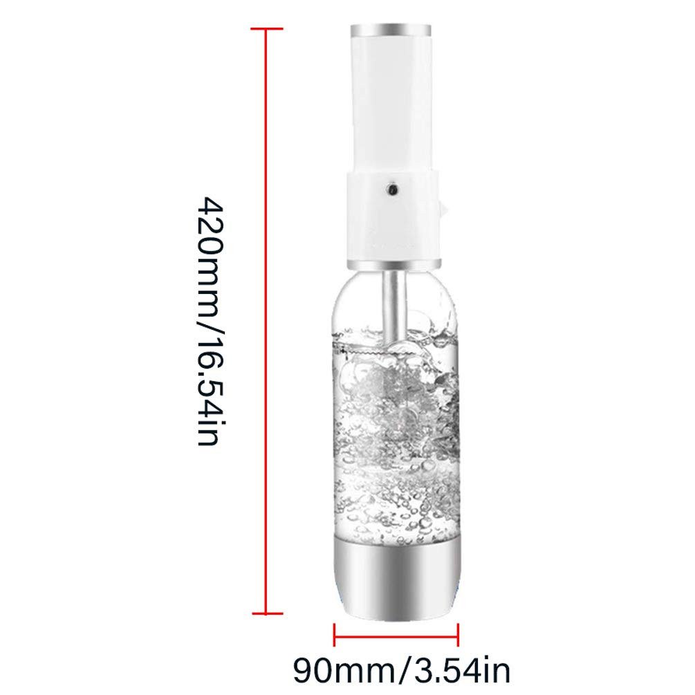 Portable Siphon Manual Bubble Water Sodas Machine Mini Carbonated Soft Drink Juice Soda Maker Spritzers for Home Bar Travel Use