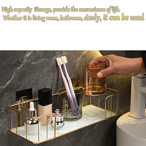 Bathroom Gold Rack Wallet Handing Toilet Shelf Storage Shower Organizer Caddy Holder Black