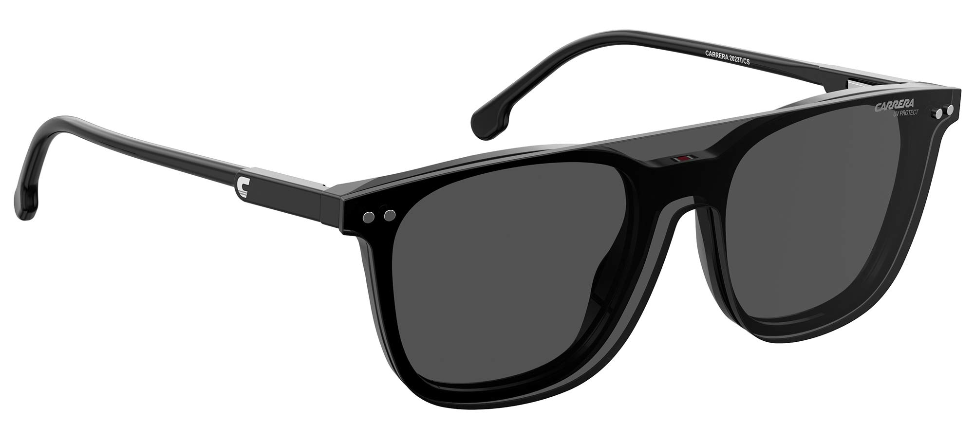 Carrera 2023T/C Rectangular Sunglasses, Black/Gray, 48mm, 18mm