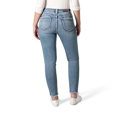 JAG Jeans Women's Cecilia Mid Rise Skinny Jeans-Legacy, Soho Blue, 0