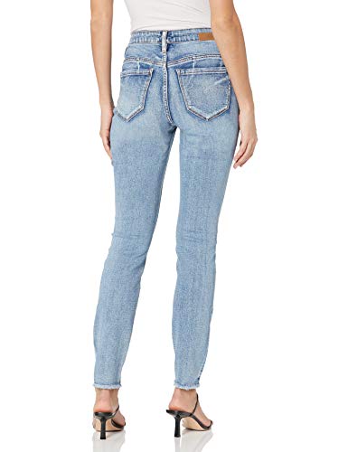 JAG Jeans Women's Cecilia Mid Rise Skinny Jeans-Legacy, Soho Blue, 0