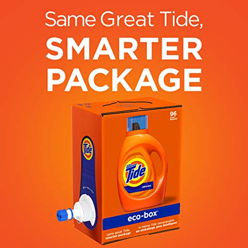 Tide Laundry Detergent Liquid Soap Pouches, High Efficiency (HE), Original Scent, 93 Total Loads (Pack of 3)
