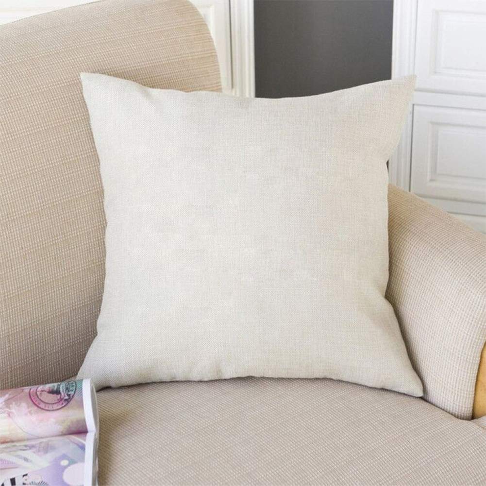 ShareJ 4 Pack Dandelion Throw Pillow Covers Cotton Linen Black Cushion Cover Monochrome Dandelions with Seeds Blowing in The Wind Fluffy Pattern Design Pillow Slips for Sofa Couch Decor 18 x 18 Inch