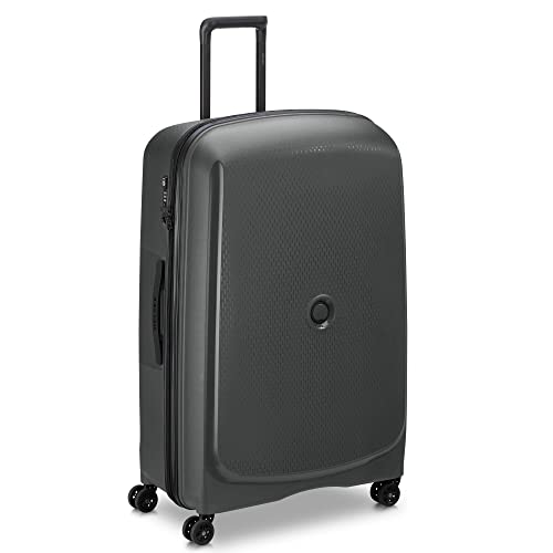 Delsey PARIS - BELMONT PLUS - Extra Large Rigid Suitcase - 82x52x35 cm - 123 liters - XL - Black, Black, 123 l