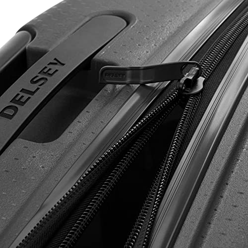 Delsey PARIS - BELMONT PLUS - Extra Large Rigid Suitcase - 82x52x35 cm - 123 liters - XL - Black, Black, 123 l