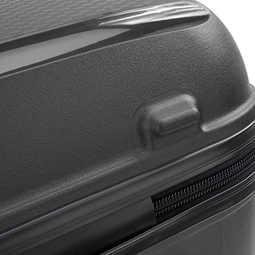 Delsey PARIS - BELMONT PLUS - Extra Large Rigid Suitcase - 82x52x35 cm - 123 liters - XL - Black, Black, 123 l