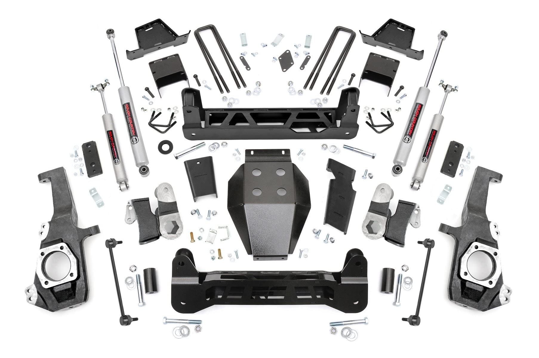 Rough Country 7" Suspension Lift Kit for 2020-2024 Chevy/GMC 2500HD 4WD - 10130A