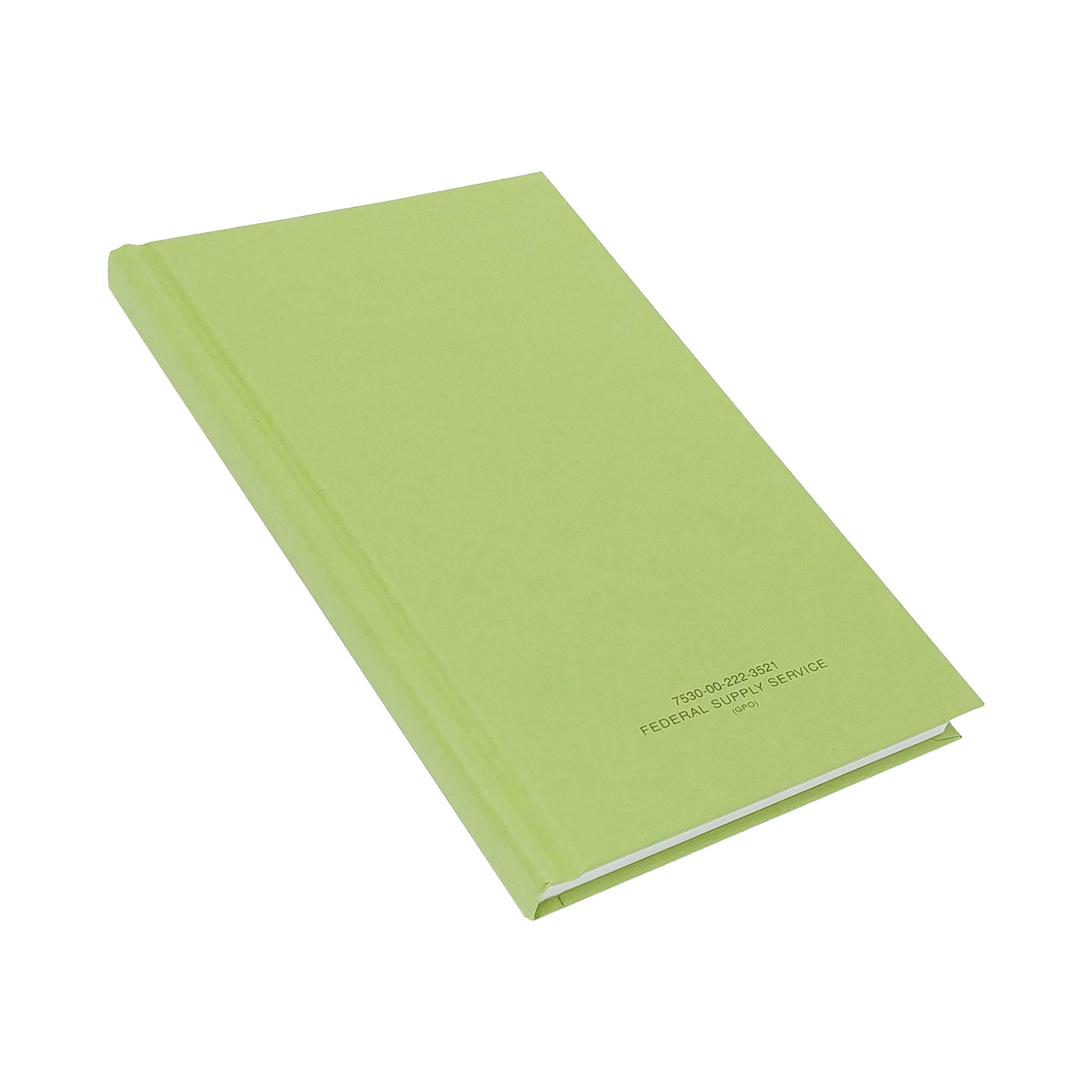 Tacticai Green Military Log Book, 5.25β x 8β - 192 Pages, Record Book for Record Keeping, Supply Chain, Inventory, Training, Maintenance & Field Operations, NSN 530-00-222-3521