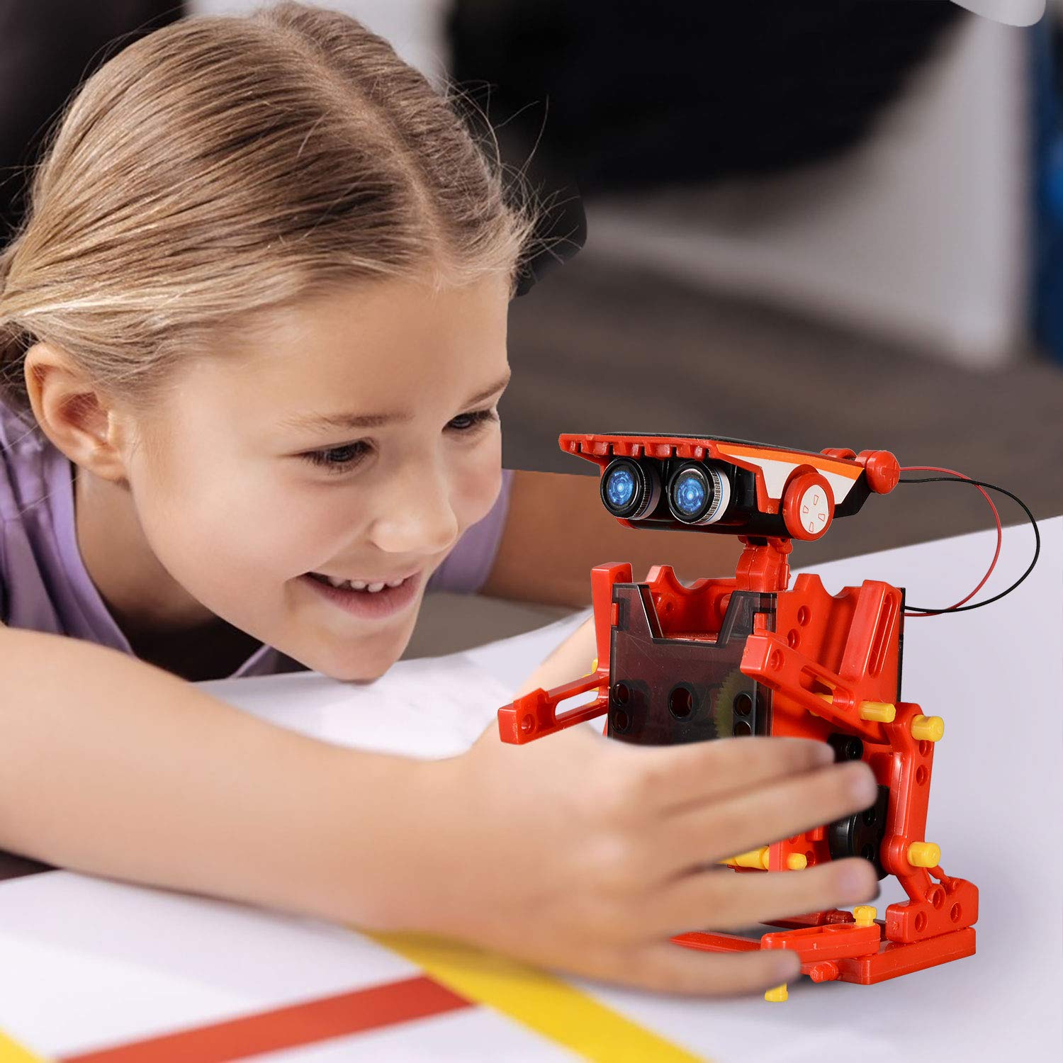 STEM Projects 12-in-1 Solar Robot Toys,Learning Science Experiment Kit, Easy to Build,Gifts for Kids Ages 8+ Year Olds Boys