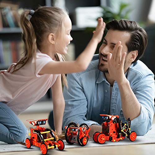 STEM Projects 12-in-1 Solar Robot Toys,Learning Science Experiment Kit, Easy to Build,Gifts for Kids Ages 8+ Year Olds Boys