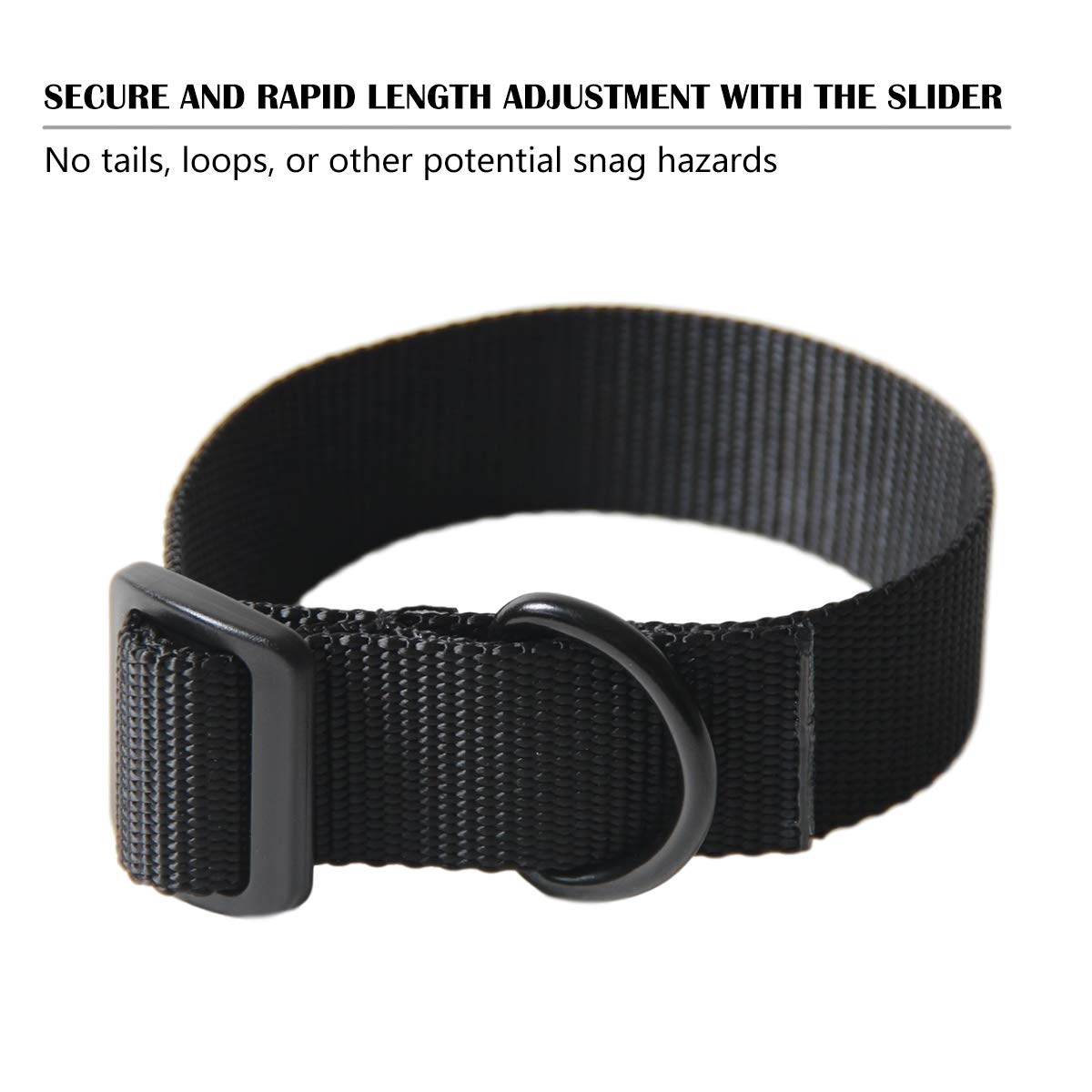 Aolamegs Tactical Gun Sling,Adjustable Rifle Sling 1.25β Nylon Strap with D Ring Loop for Hunting (2Pack)