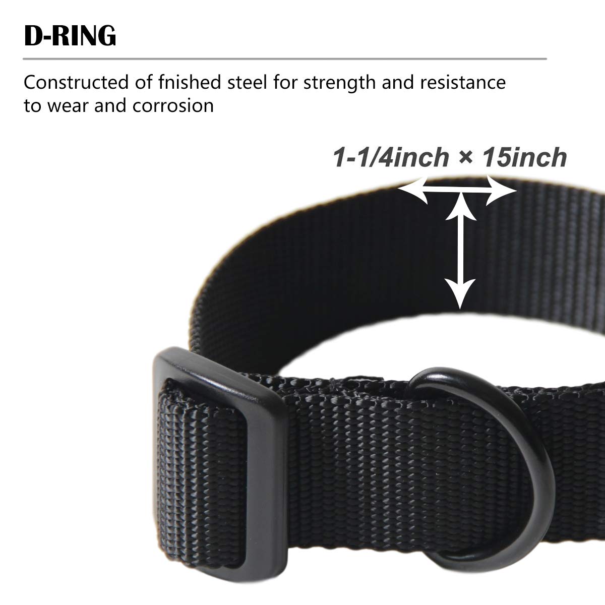 Aolamegs Tactical Gun Sling,Adjustable Rifle Sling 1.25β Nylon Strap with D Ring Loop for Hunting (2Pack)