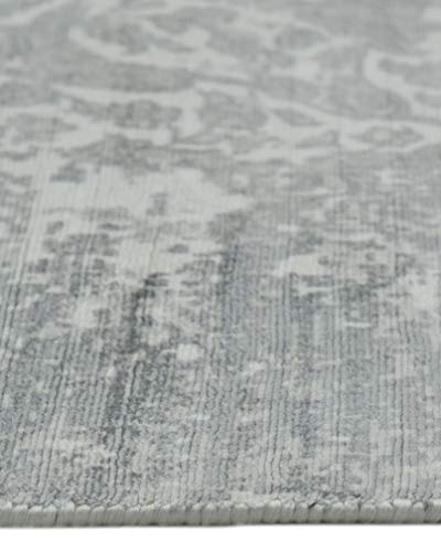 Handmade Modern Contemporary Gray Area Rug 8 x 10
