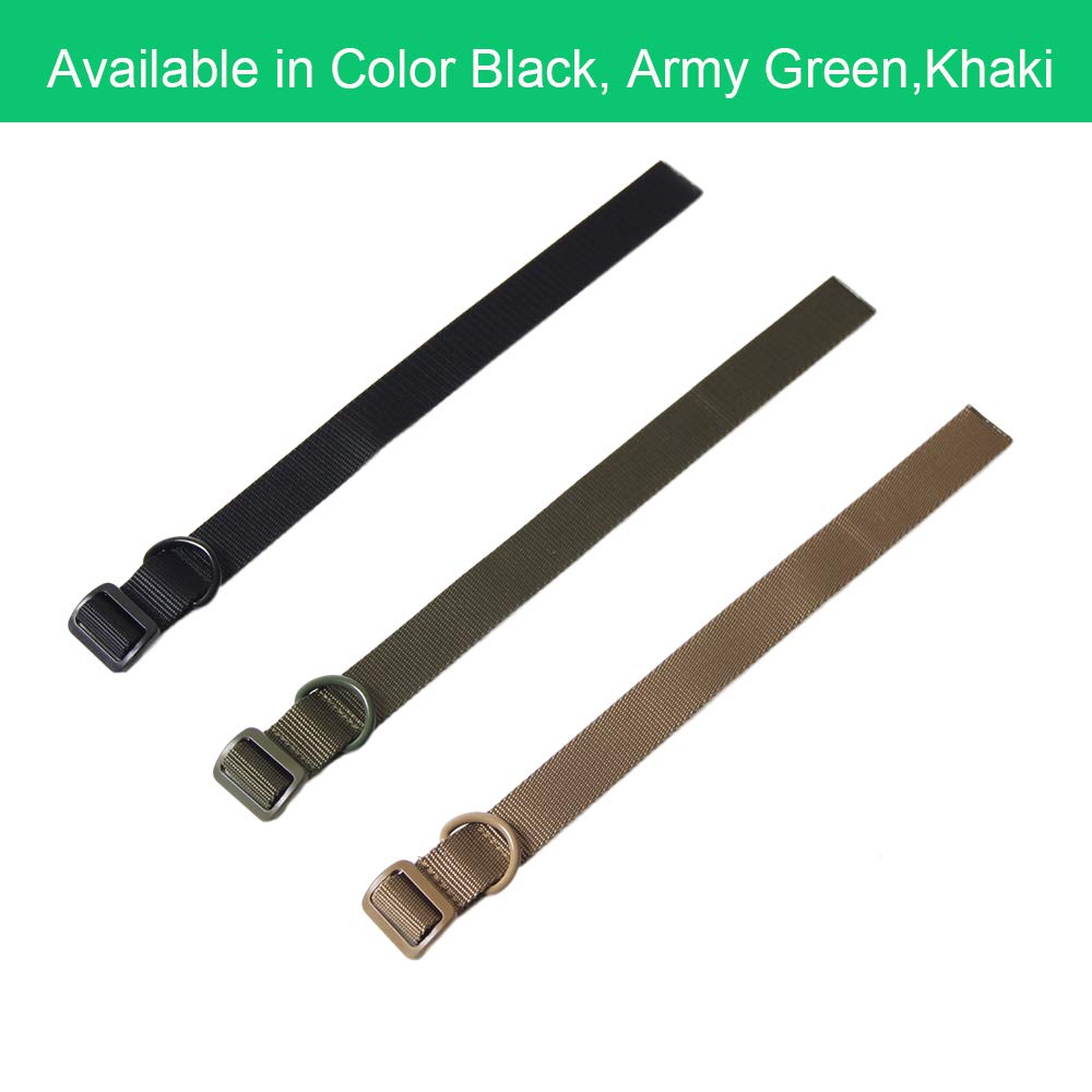 Aolamegs Tactical Gun Sling,Adjustable Rifle Sling 1.25β Nylon Strap with D Ring Loop for Hunting (2Pack)