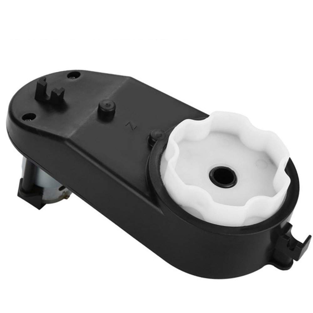 FULIHUA 6V390 18000RPM Gearbox with DC Motor, RS390 6V Motor with Gear Box for Kids Ride-Ons Accessories Children Electric Ride On Car and Motorcycle Replacement Parts