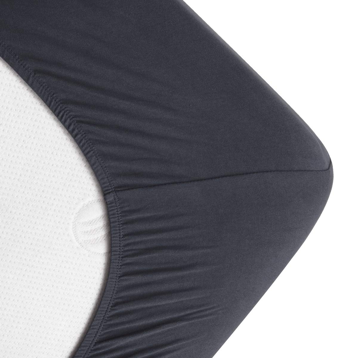 Fitted Sheet- COSMOPLUS Full Fitted Sheet Only(No Flat Sheet or Pillow Shams),4 Way Stretch Micro-Knit,Snug Fit,Wrinkle Free,for Standard Mattress and Air Bed Mattress from 8” Up to 14”,Gray