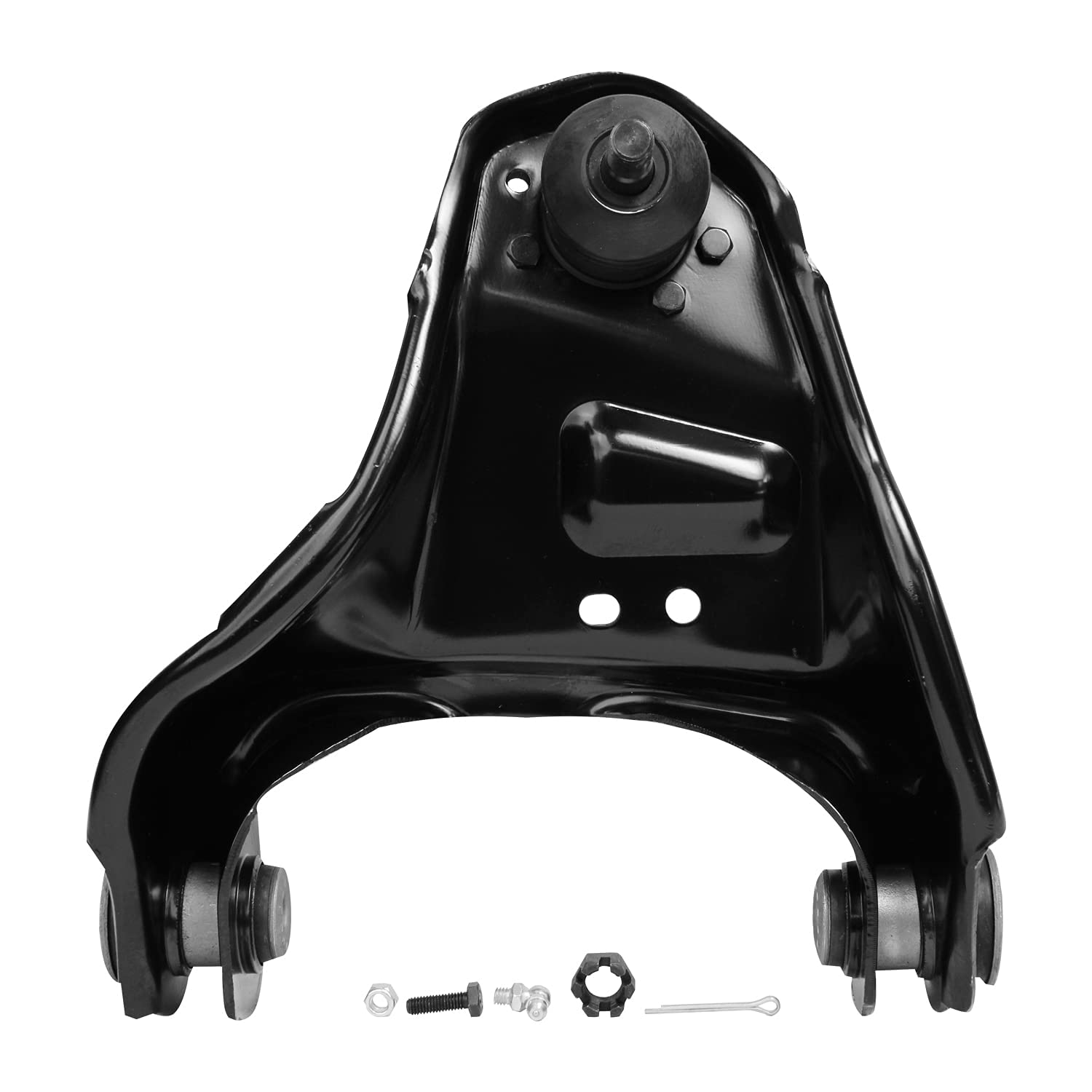 Detroit Axle - 4pc Front End Control Arms Kit for Chevy S10 Blazer GMC S15 Jimmy Sonoma Syclone Typhoon Oldsmobile Bravada, 2 Upper Control Arms w/Ball Joint 2 Wheel Bearing Hubs Replacement