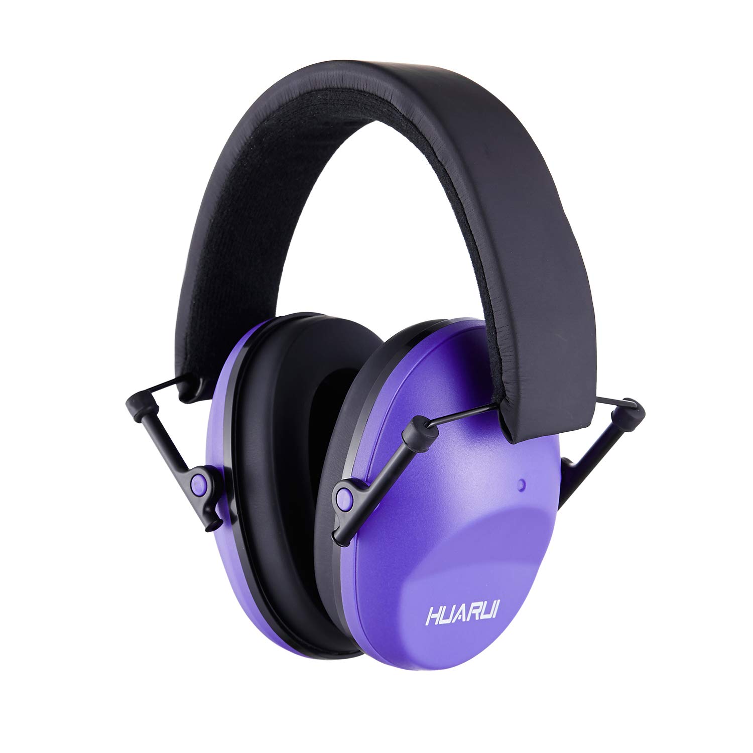 HUARUI Noise Cancelling Ear Muffs, Ear Protection Safety Earmuffs for Shooting, Noise Reduction for Adults Kids Autism Hearing Protection (Light Purple)