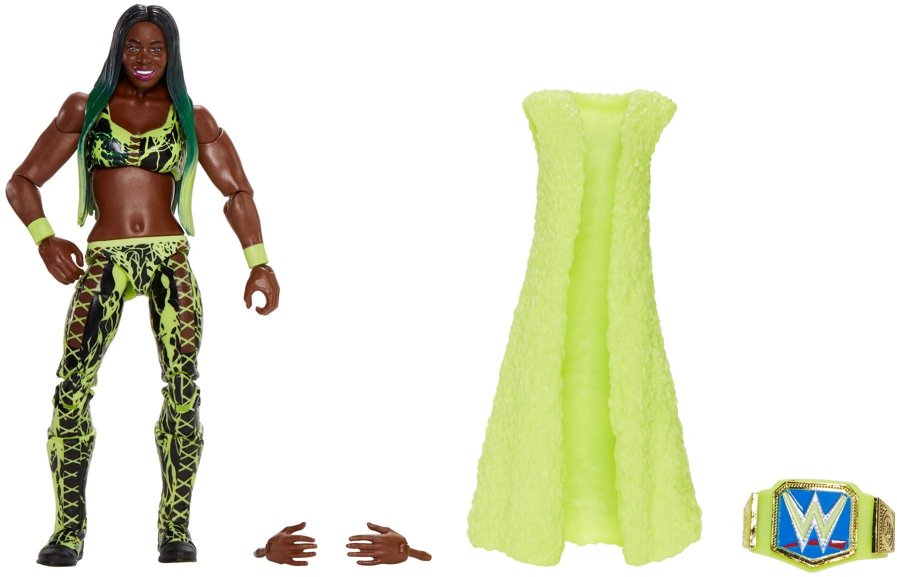 WWE MATTEL Naomi Elite Series #78 Deluxe Action Figure with Realistic Facial Detailing, Iconic Ring Gear & Accessories
