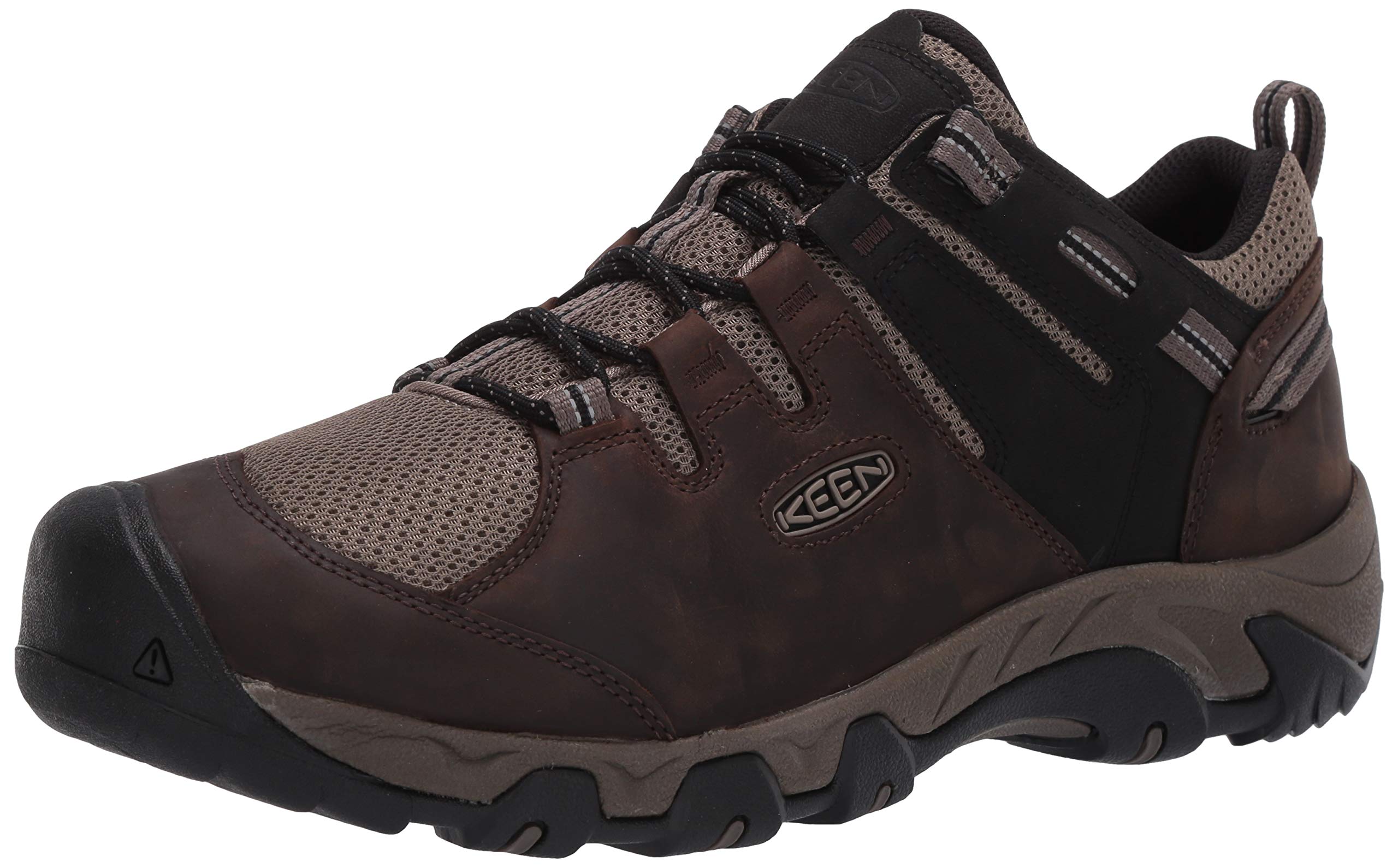 KEEN Men's Steens Vent Low Height Breathable Hiking Shoes, Brown, 11