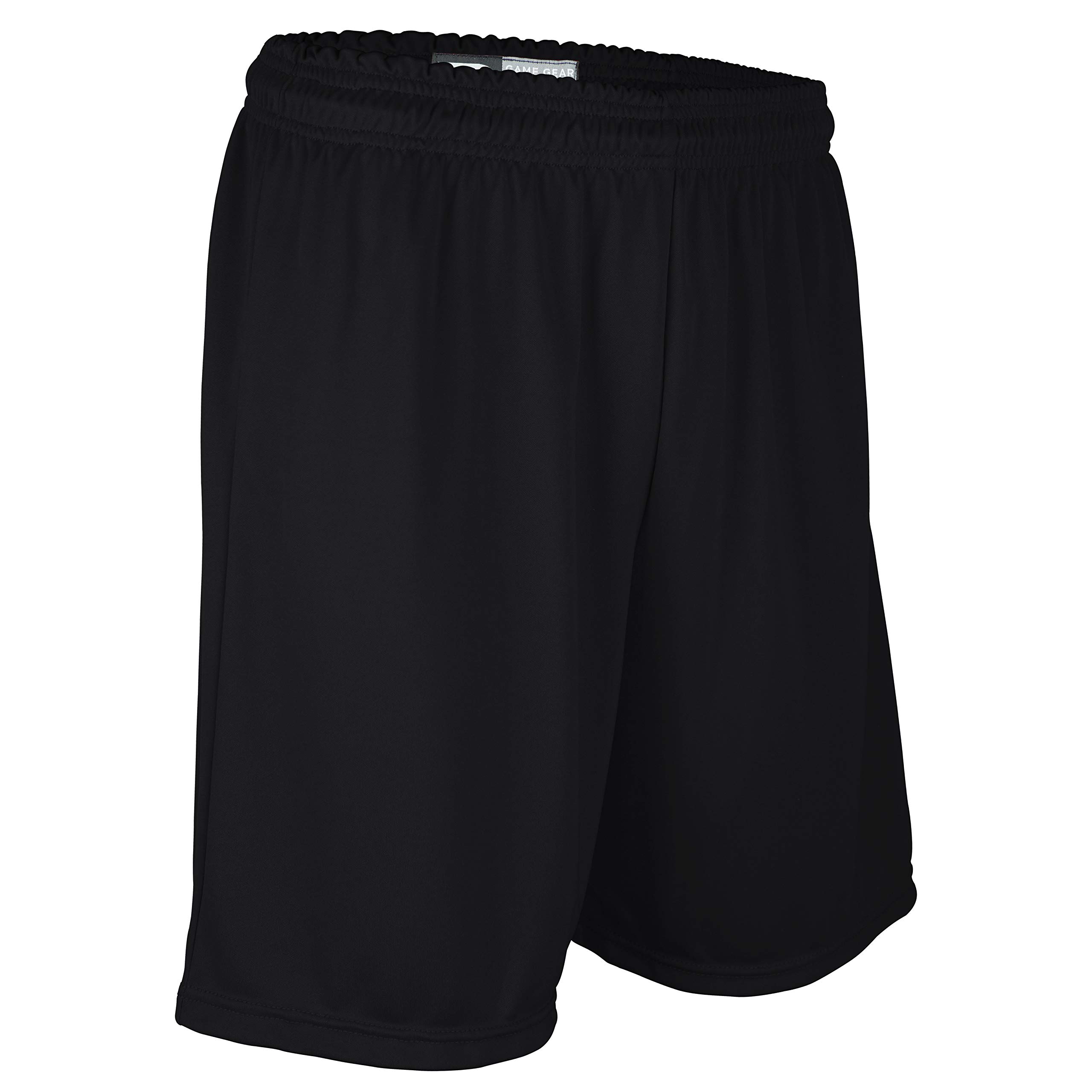 PT-6477P-CB Adult 7" Athletic Pro Basketball Short with Pockets and Draw String (Large, Navy)