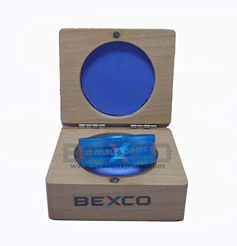 BEXCO 20D Double Aspehric Lens (Blue) in wooden case