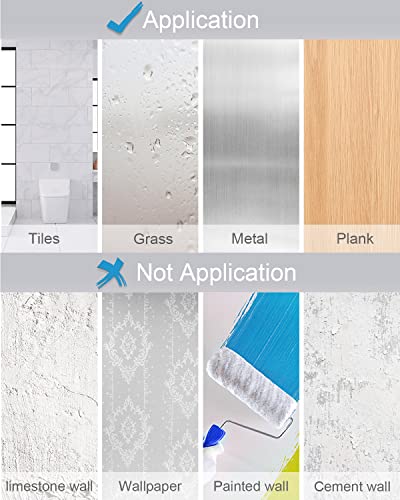 LIVEHITOP Bathroom Towel Bar, Self Adhesive Wall Mounted Hand Towel Holders No Drilling SUS304 Stainless Steel for Face Small Towels (Silver, 1)