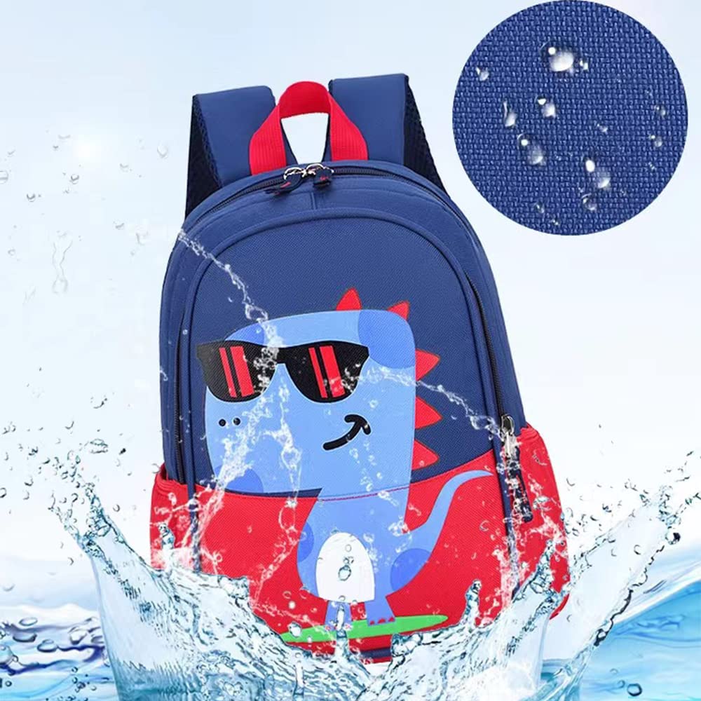 POWOFUN Kids Toddler Preschool Travel Backpack Cool Cute Cartoon Daypack (Dinosaur Green)