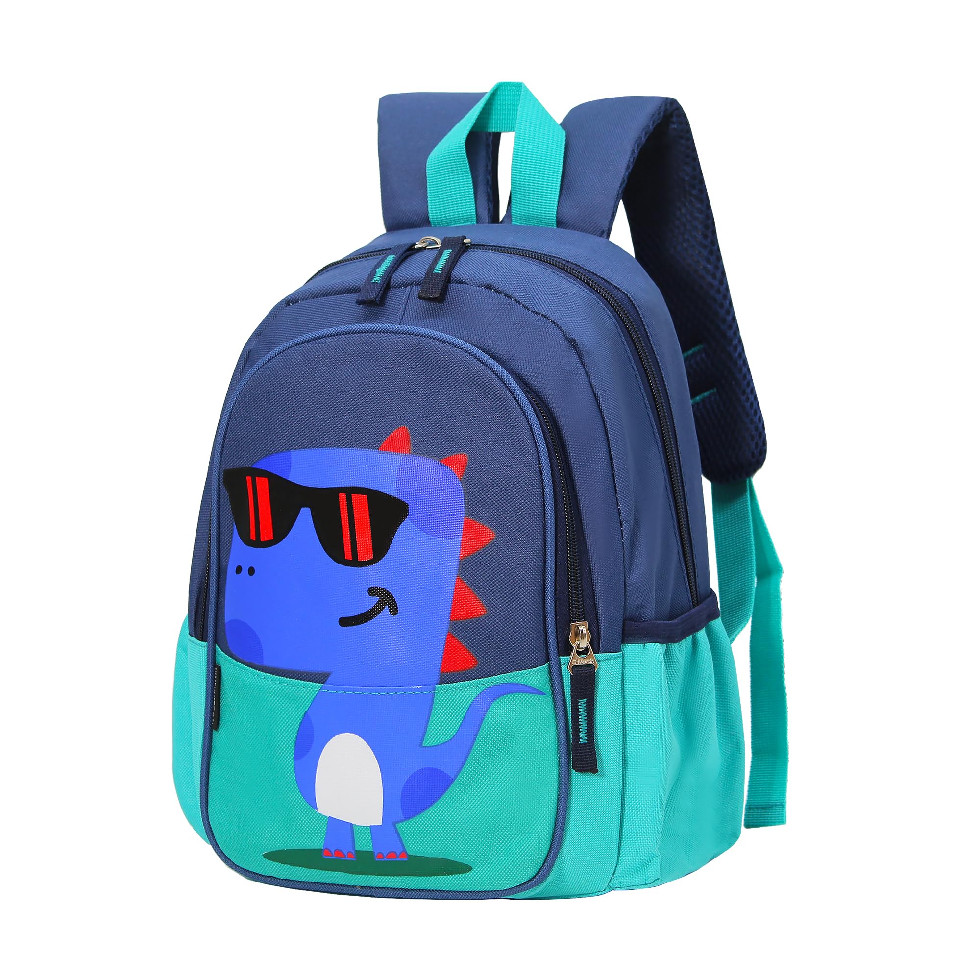 POWOFUN Kids Toddler Preschool Travel Backpack Cool Cute Cartoon Daypack (Dinosaur Green)