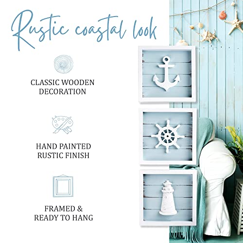 Nautical Bathroom Accessories Set and Nautical Wall Decoration and Sea Sign