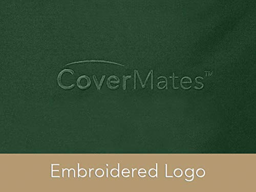 Covermates Keepsakes - Storage Box - Heavy Duty Polyester - Reinforced Handles - ID Window - Indoor Storage - Closet Storage-Green