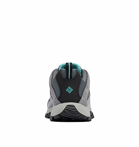 Columbia Womens Crestwood Hiking Shoe, Graphite/Pacific Rim, 8.5 Wide