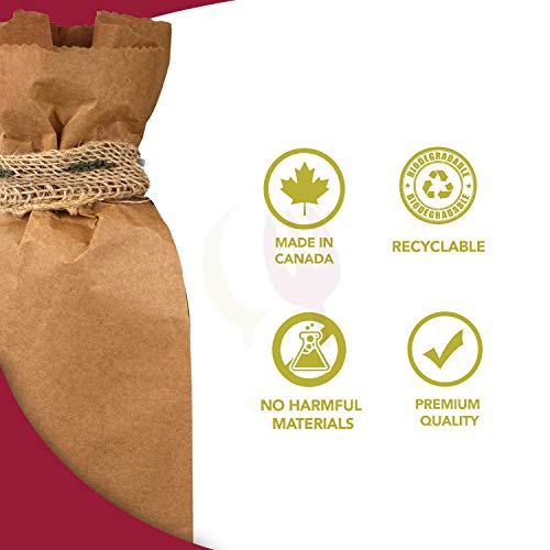 CulinWare Beer Paper Bags Brown Kraft, Unprinted Grocery Beer Bags 500/Pack(1/2 Pint)