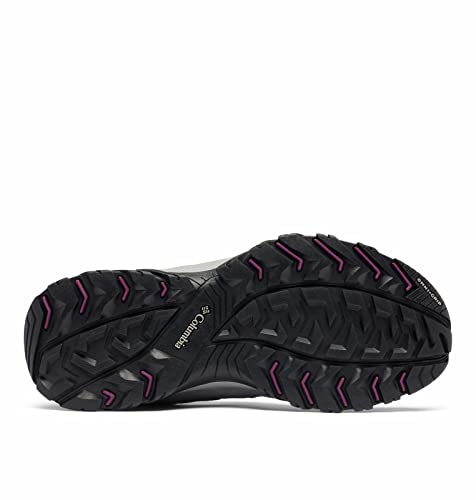 Columbia Womens Crestwood Hiking Shoe, Graphite/Pacific Rim, 8.5 Wide