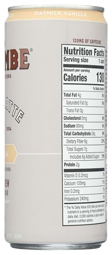 La Colombe Oatmilk Draft Latte, Plant-Based, Dairy-Free, Grab And Go Coffee, Vanilla, 9 Fl.Oz