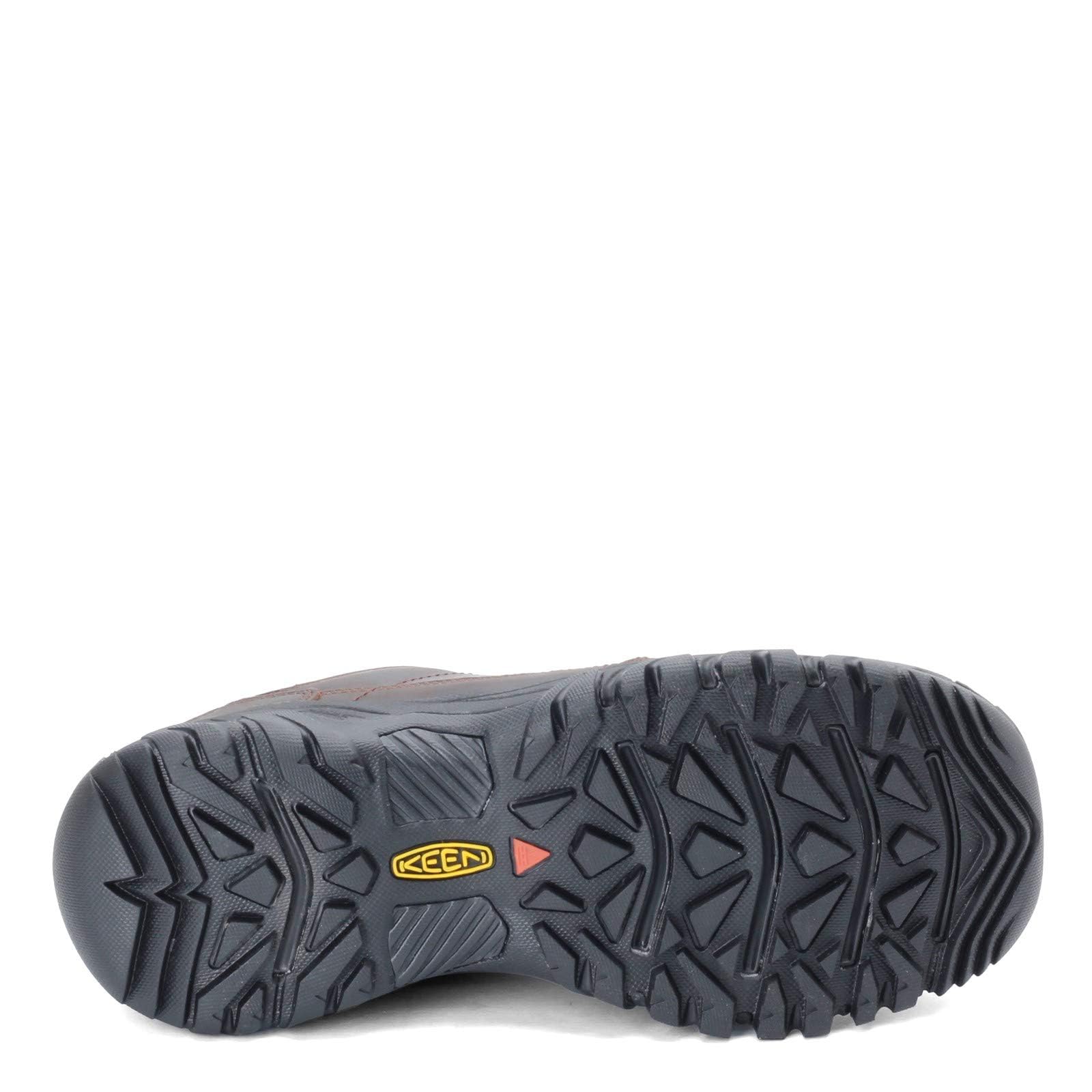 KEEN Men's Targhee 3 Oxford Casual Hiking Shoes, Dark Earth/Mulch, 8.5