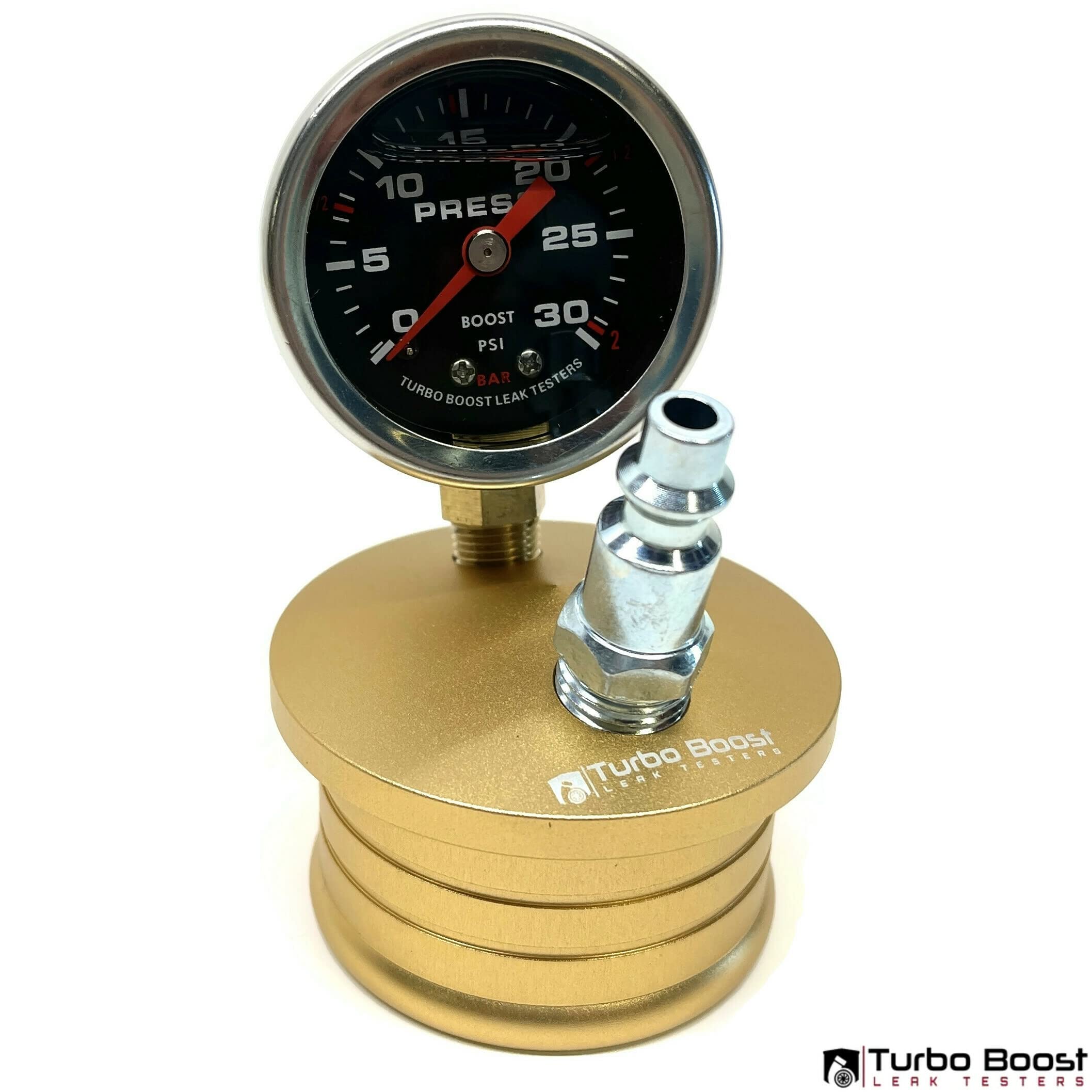 Turbo Boost Leak Testers 2.5" for 2.5" Turbo or Intake Pipe - Universal Tester Test Kit - Test Upto 30 PSI - Premium - 6061 Aluminum - Restore Power!