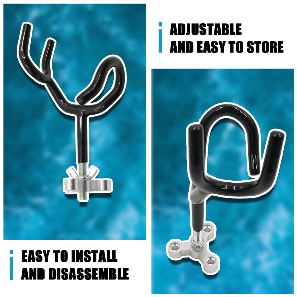 Sure Grip Steel Boat Rod Holder 20 Degree PVC Coated Steel Wire Fishing Pole Holder (4)