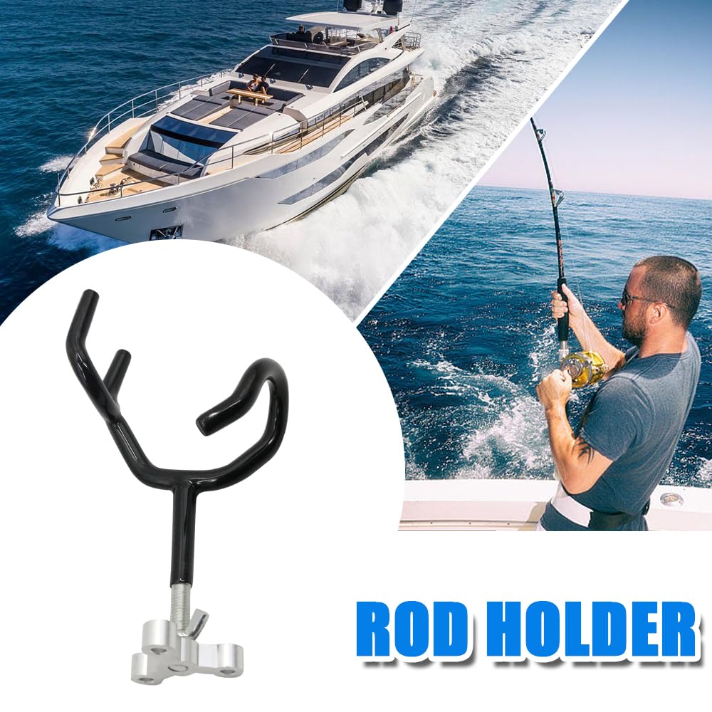 Sure Grip Steel Boat Rod Holder 20 Degree PVC Coated Steel Wire Fishing Pole Holder (4)