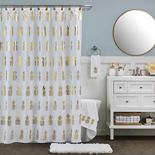 SKL Home by Saturday Knight Ltd. Gilded Pineapple Hand Towel (2-Pack), White, Small