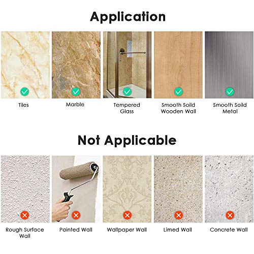 Orimade Corner Shower Caddy Stainless Steel with Hooks Wall Mounted Bathroom Shelf Storage Organizer Adhesive No Drilling 2 Pack, Only for 90-Degree Corner