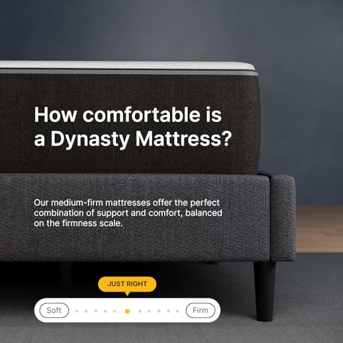 DynastyMattress King Mattress 14.5” Inch CoolBreeze Plush Medium-Soft Gel Memory Foam Mattress Bed, King Size 60x80 (USA Made)