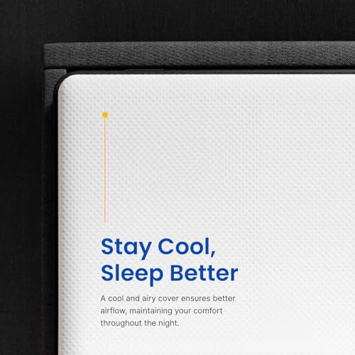 DynastyMattress King Mattress 14.5” Inch CoolBreeze Plush Medium-Soft Gel Memory Foam Mattress Bed, King Size 60x80 (USA Made)