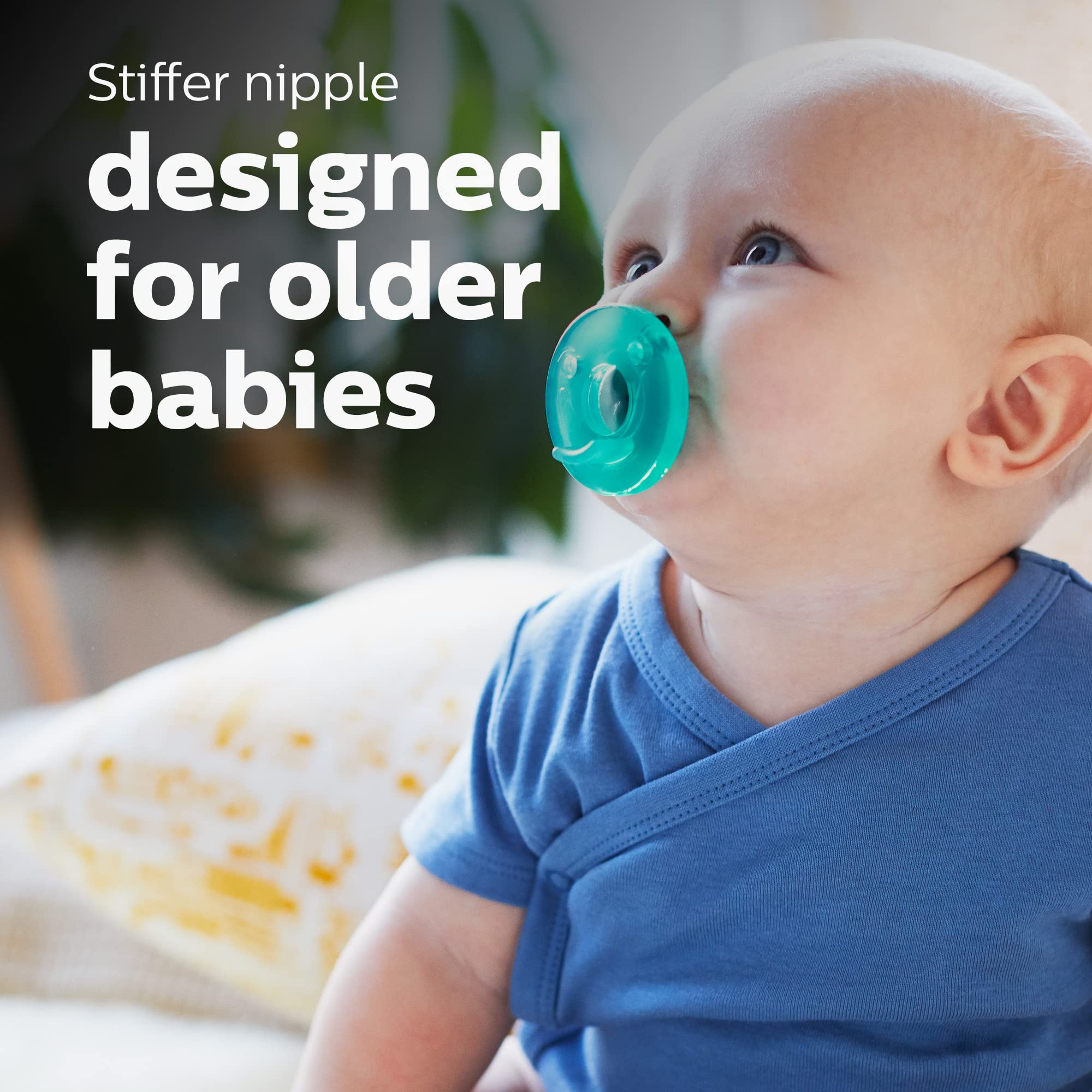Philips Avent Soothie 3-18 months, blue/blue, 4 pack, SCF192/46