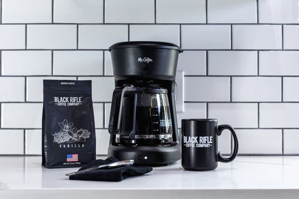 Black Rifle Coffee Company Vanilla, Medium Roast Ground Coffee, 12 OZ Bag