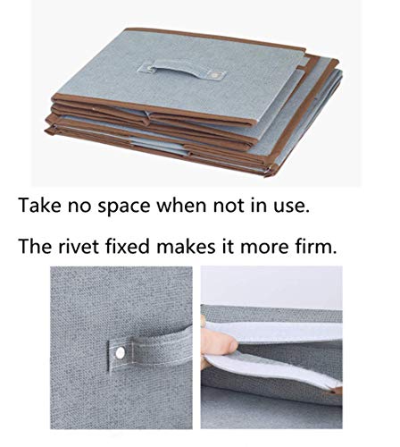 Adou 3 Shelf Hanging Closet Organizer 3 Drawers, Hanging Collasible Closet Storage Shelves, Canvas Hanging Closet Storage Organizer with Drawers for Clothing&Sweaters