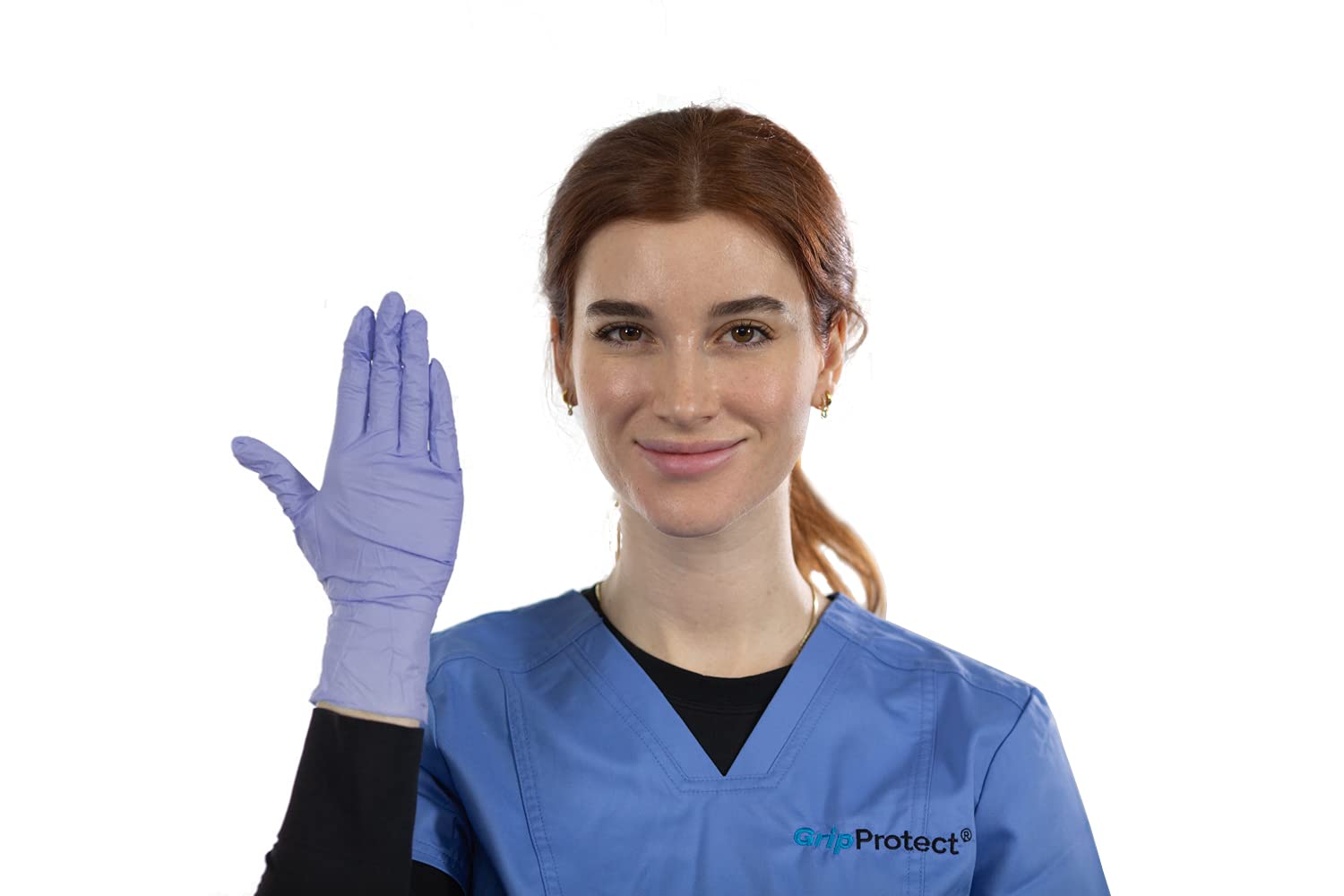 GripProtect Precise Nitrile Exam Gloves | 4 Mil | Chemo-Rated | (Small, 100)