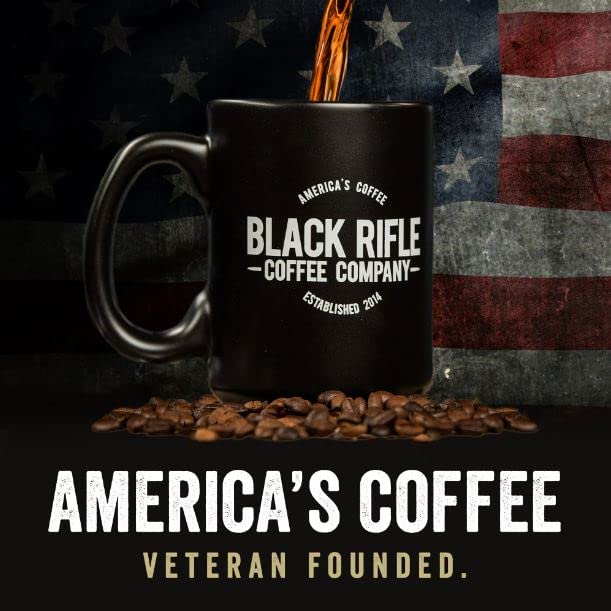 Black Rifle Coffee Company Vanilla, Medium Roast Ground Coffee, 12 OZ Bag